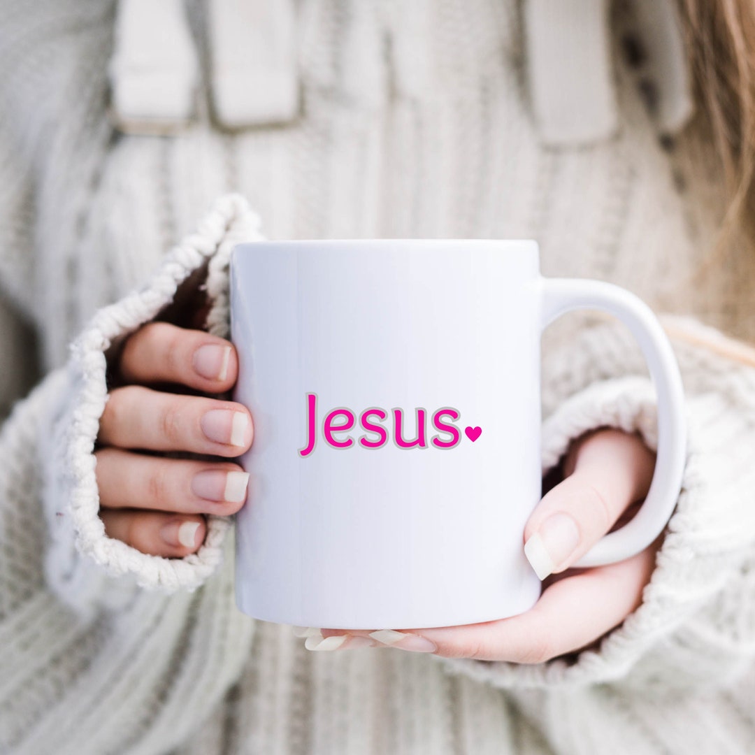 Jesus Mug, Christian Gift, Aesthetic Christian Gift, Gift for ...