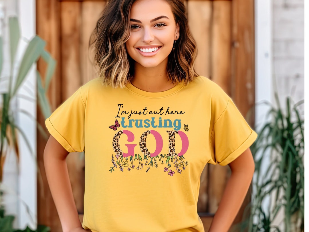 Trusting God T-shirt: Christian Unisex Jersey Tee - Etsy