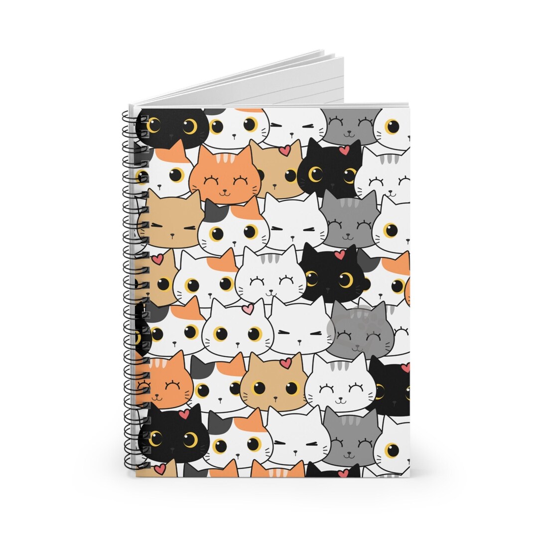 Cat Lover Spiral Notebook Cats Notebook Lover of Cats - Etsy