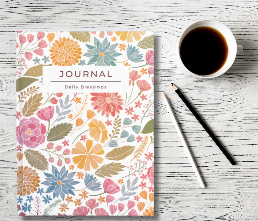 Floral Blessings Journal: Christian Prayer Notebook - Etsy