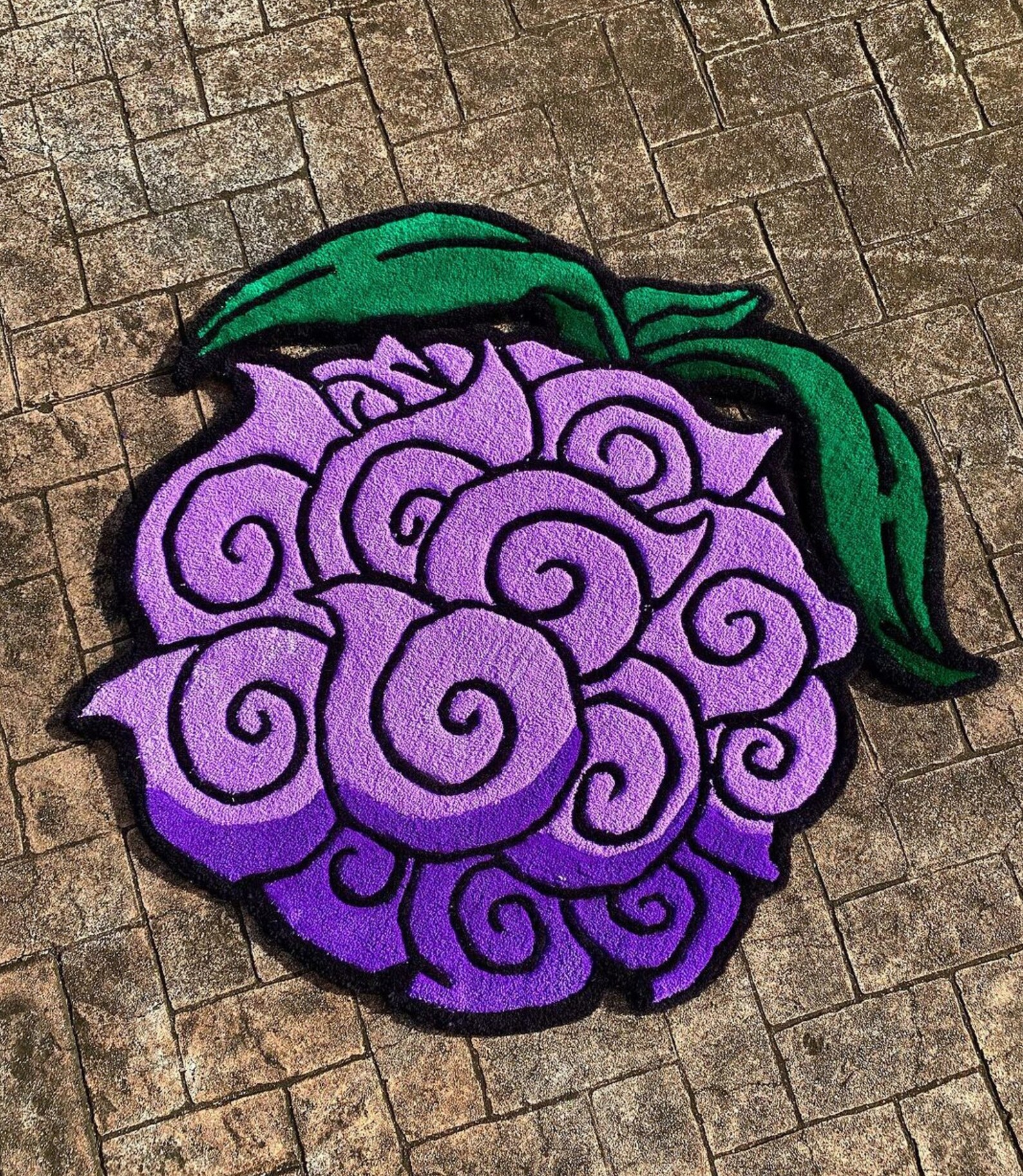 Devil Fruit Tufted Rug Gomu Rug, Anime Tuft Rug, One Piece Rugs ...