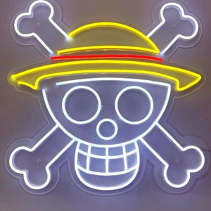 One Piece Neon Sign Anime Neon Sign, Gift for Anime Lover, Bedroom Wall ...