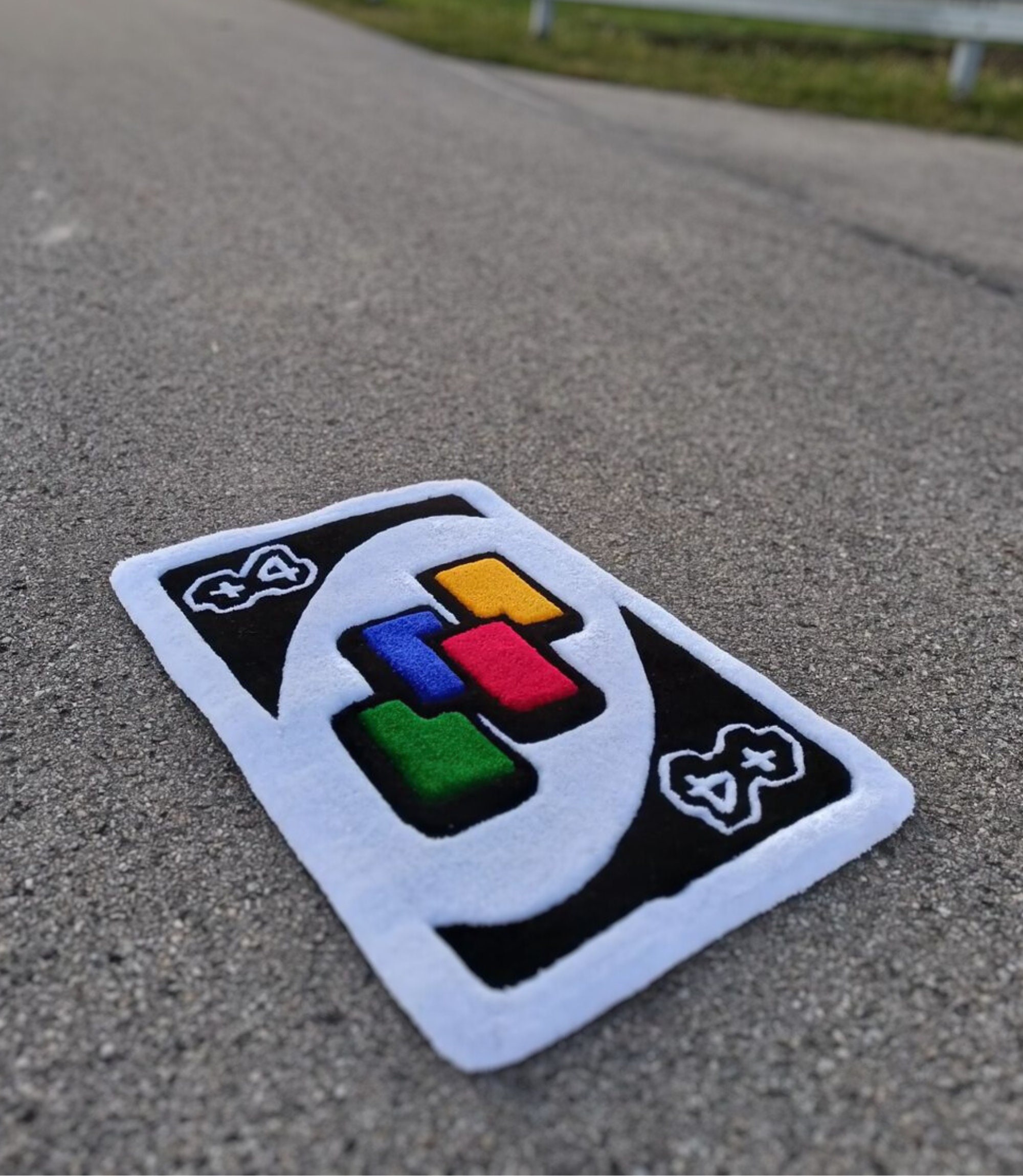 Custom Tufted Rug Uno Card Reverse Uno Rug, Colorful Rug, Modern 420 ...