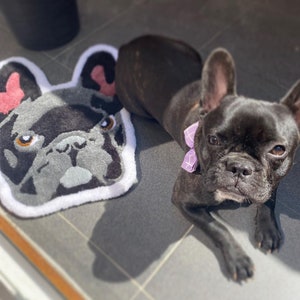 Custom Pet Portrait Tufting Rug Handmade Fluffy Tufted Rug, Art Rug ...