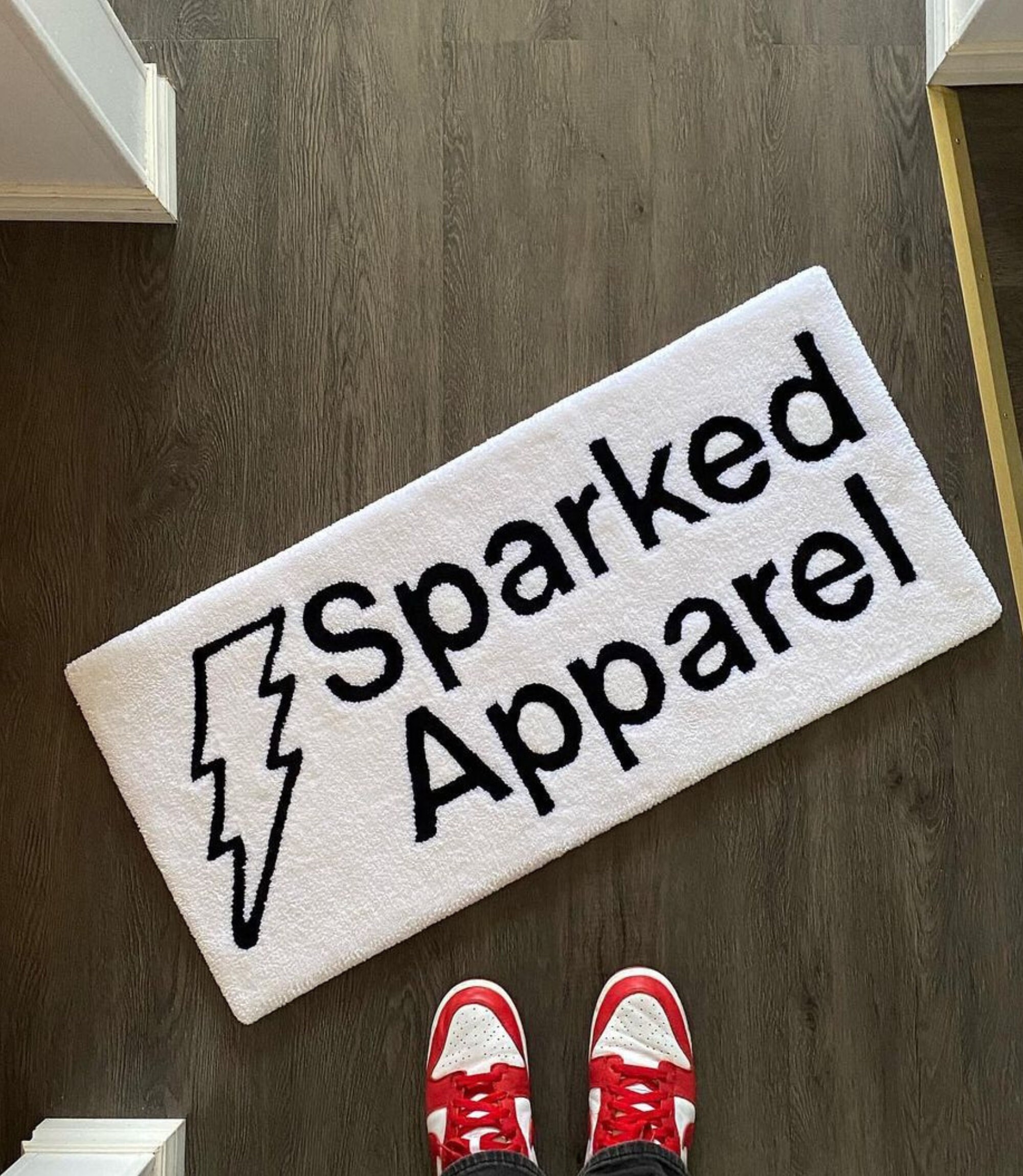 Custom Logo Rug Handmade Tufted Area Rug, Personalized Doormat ...