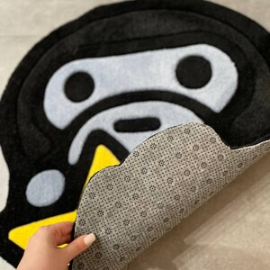 Baby Milo Tufted Rug Gift for Bape Lover, Unique Custom Carpet, Anime ...