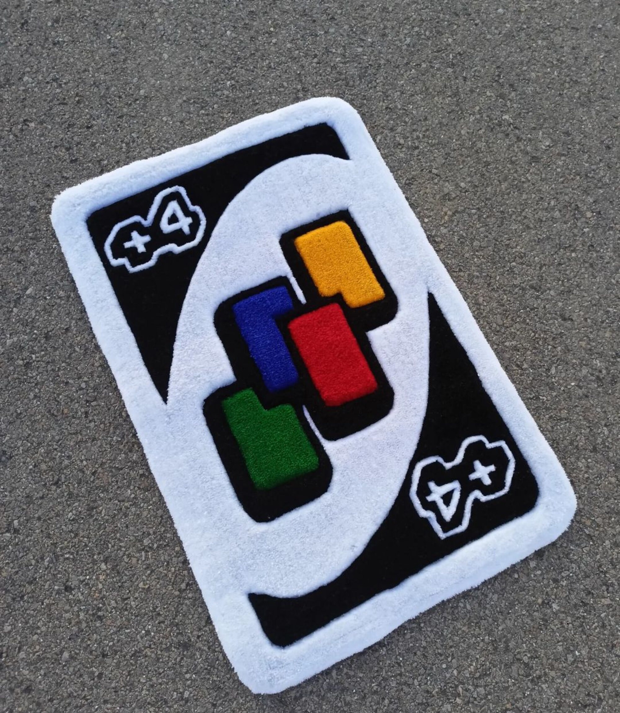 Custom Tufted Rug Uno Card Reverse Uno Rug, Colorful Rug, Modern 420 ...
