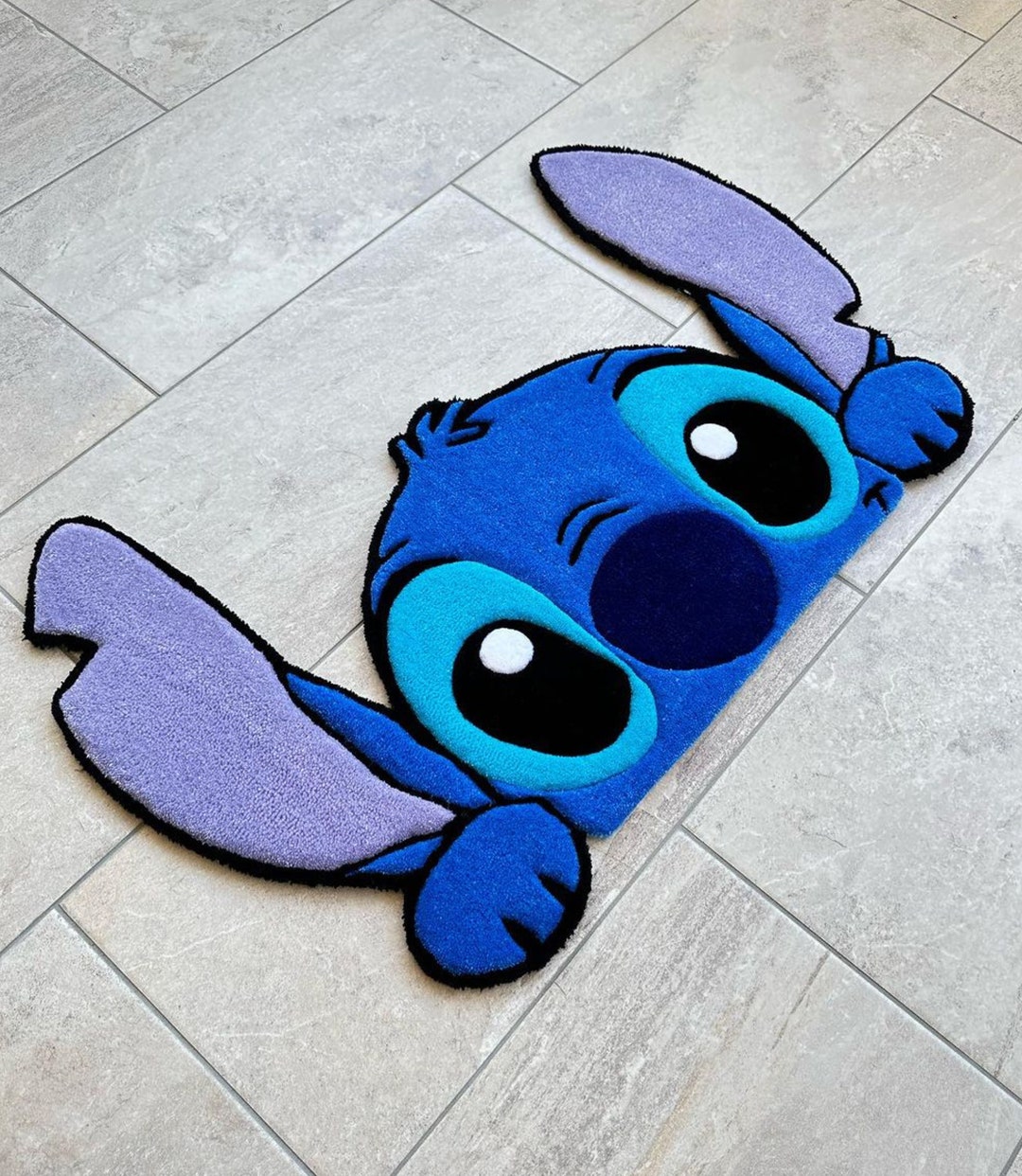 Stitch Tufted Rug Custom Hand Tufted Rug Fluffy Area Carpet - Etsy