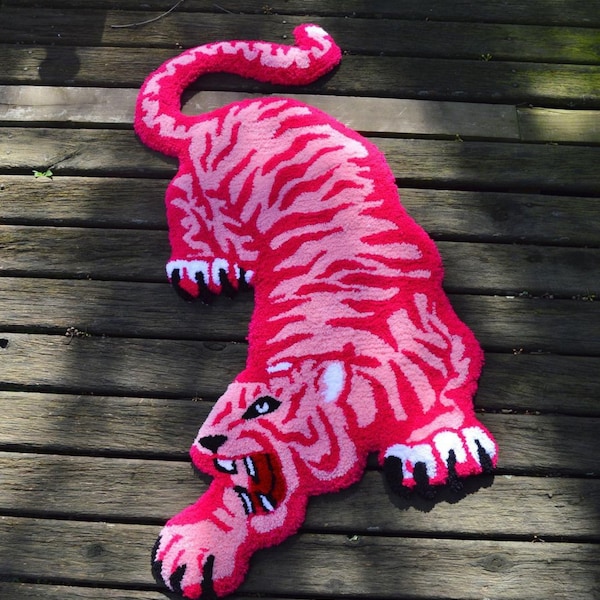 Tiger Rug - Etsy