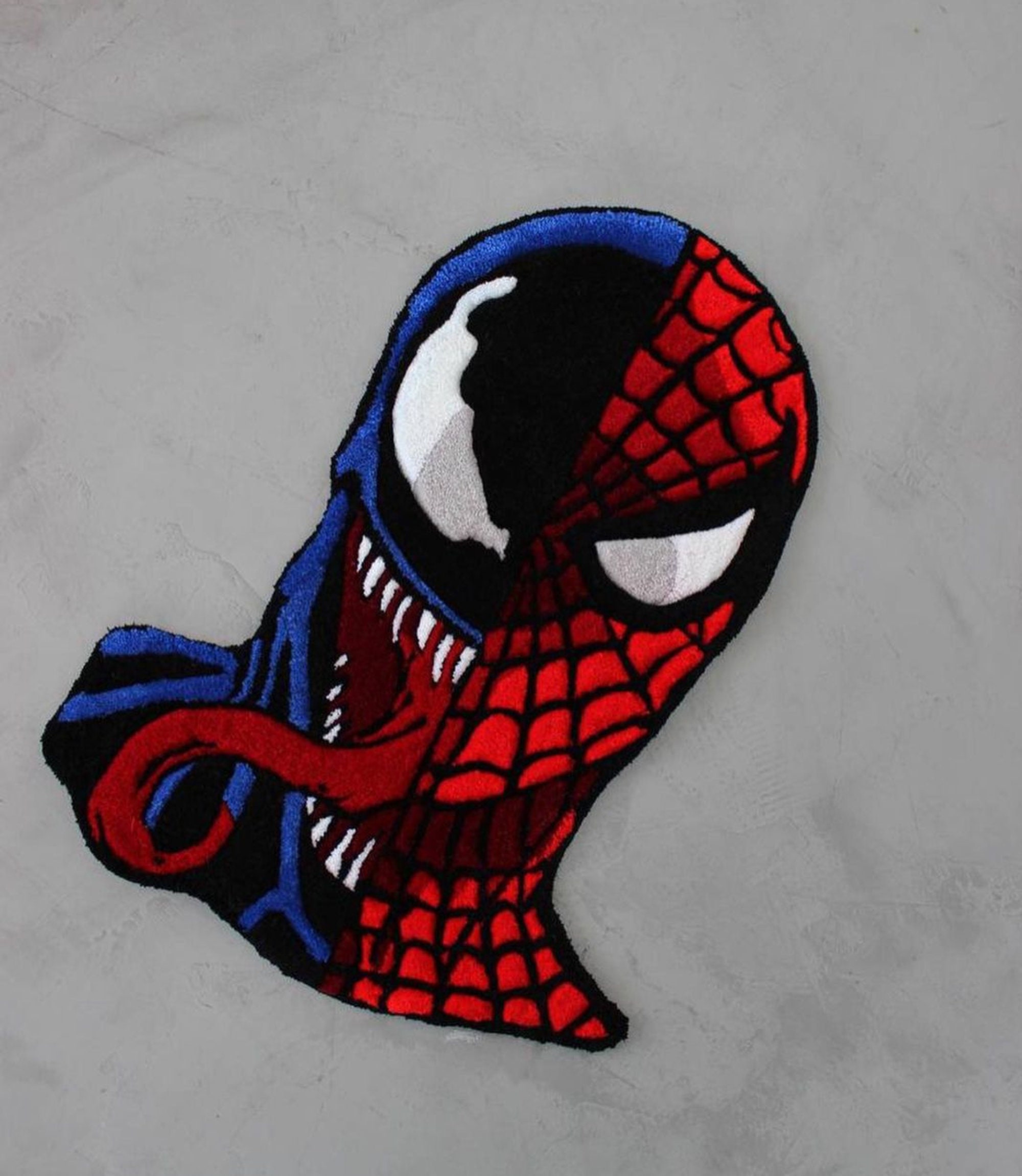Spiderman Tuft Rug Venom Tufted Rug, Custom Area Rug, Cool Rugs ...