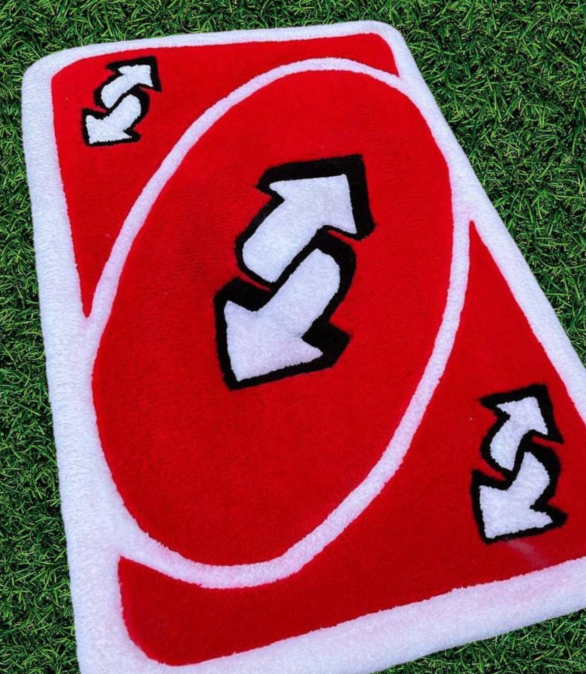 Custom Tufted Rug Uno Card Reverse Uno Rug, Colorful Rug, Modern 420 ...