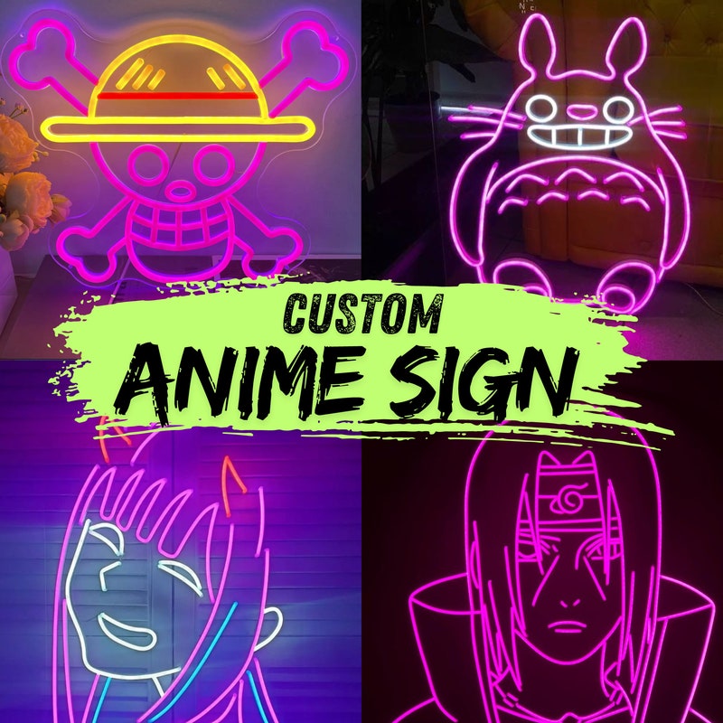 Anime Neon Sign - Etsy