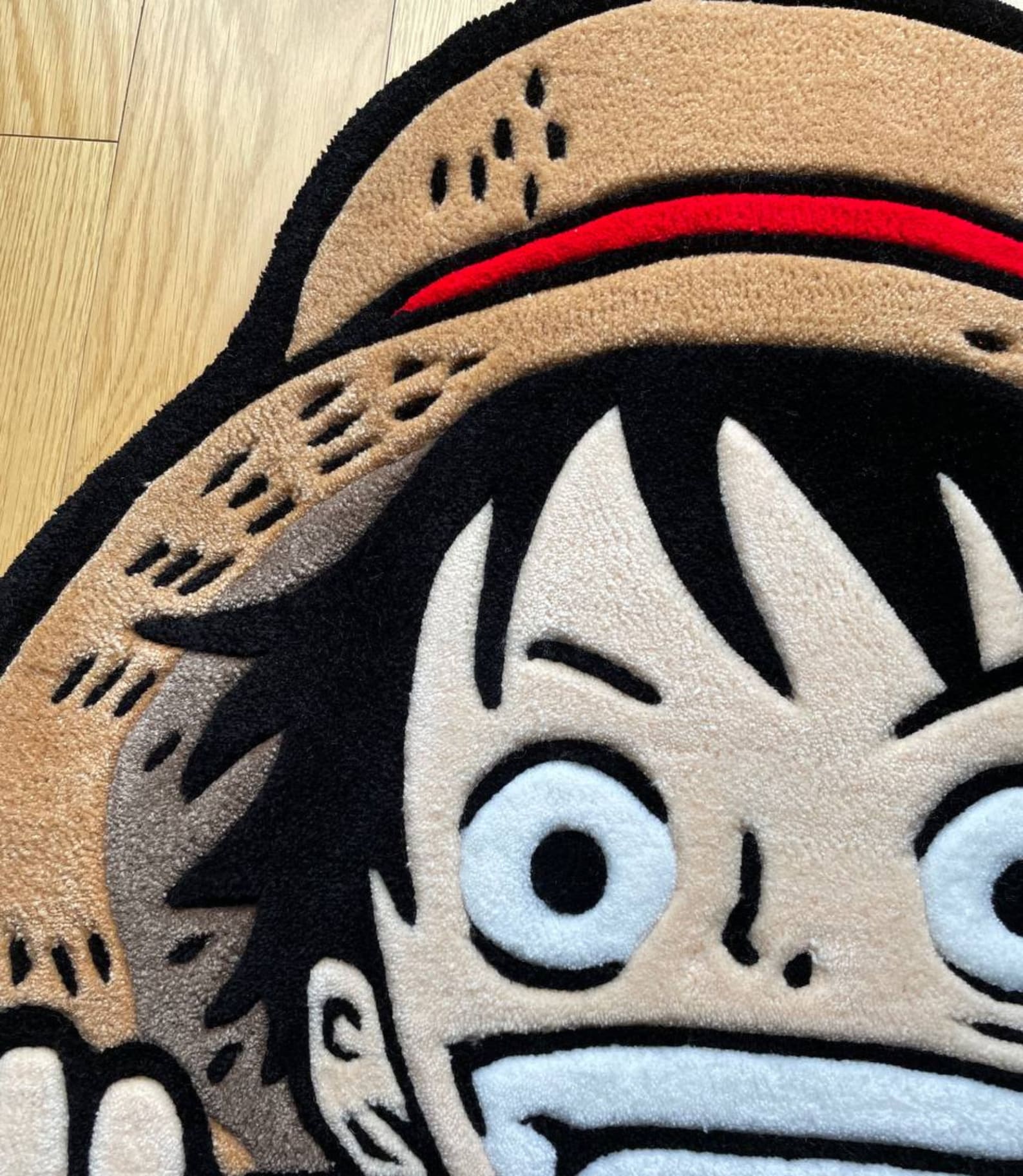 One Piece Tufted Rug Anime Luffy Rug, Kids Fluffy Tufted Rug, Gift for ...