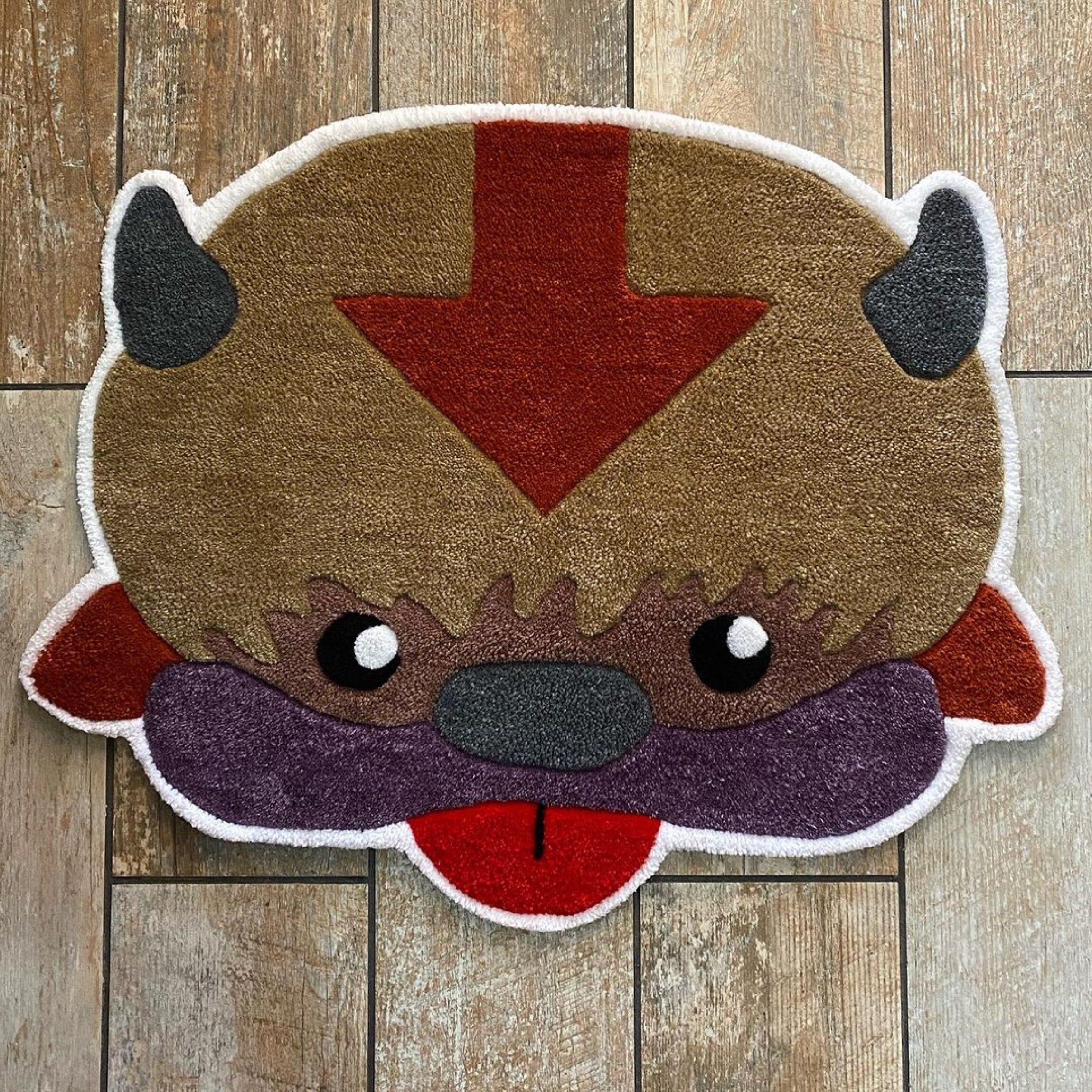 Anime Tufted Rug Appa Avatar Rug, Custom Tuft Rug, Birthday Gift ...