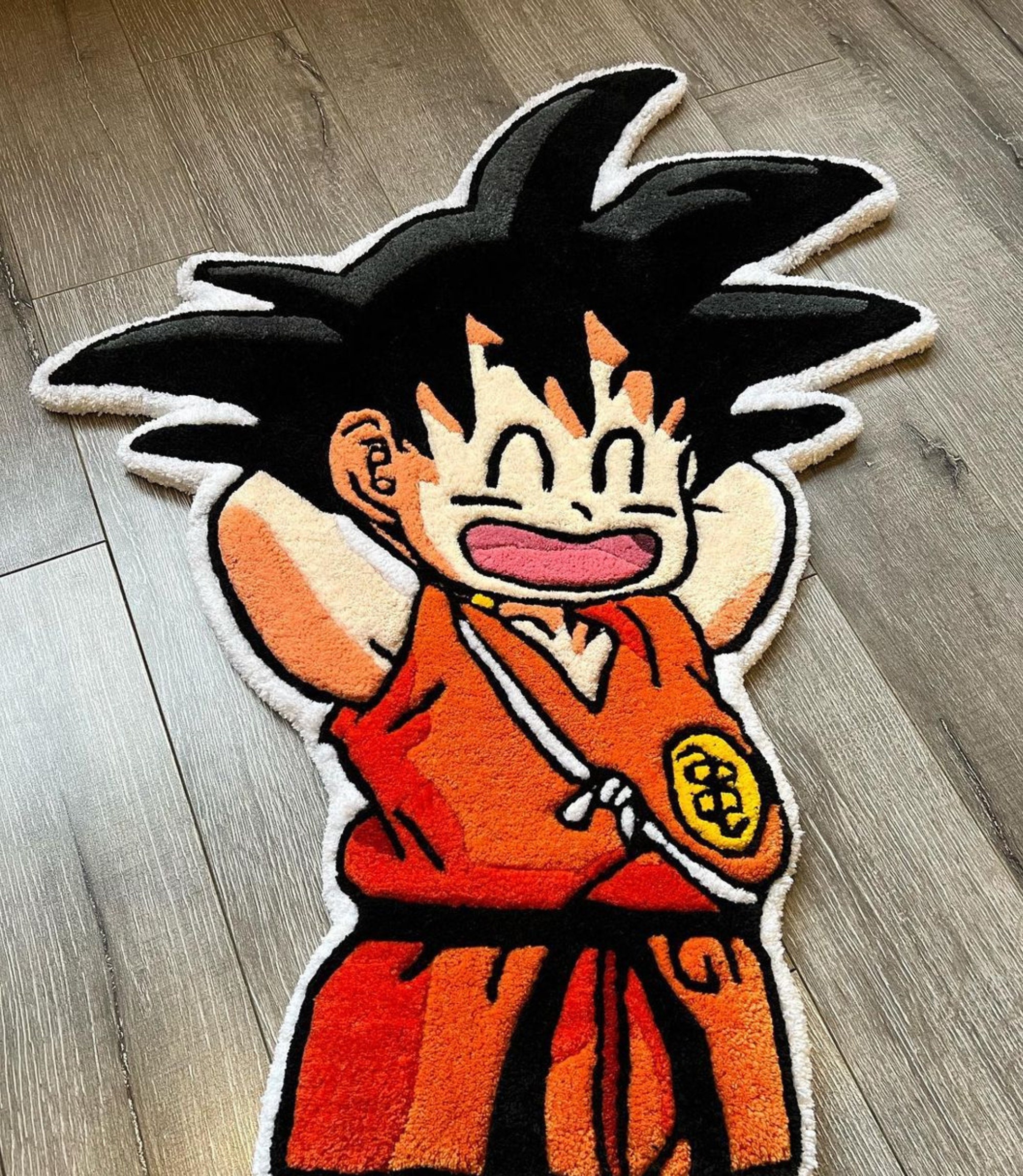 Buy Goku Tufted Rug Custom Anime Rugs, Modern Fluffy Carpet, Gift for ...