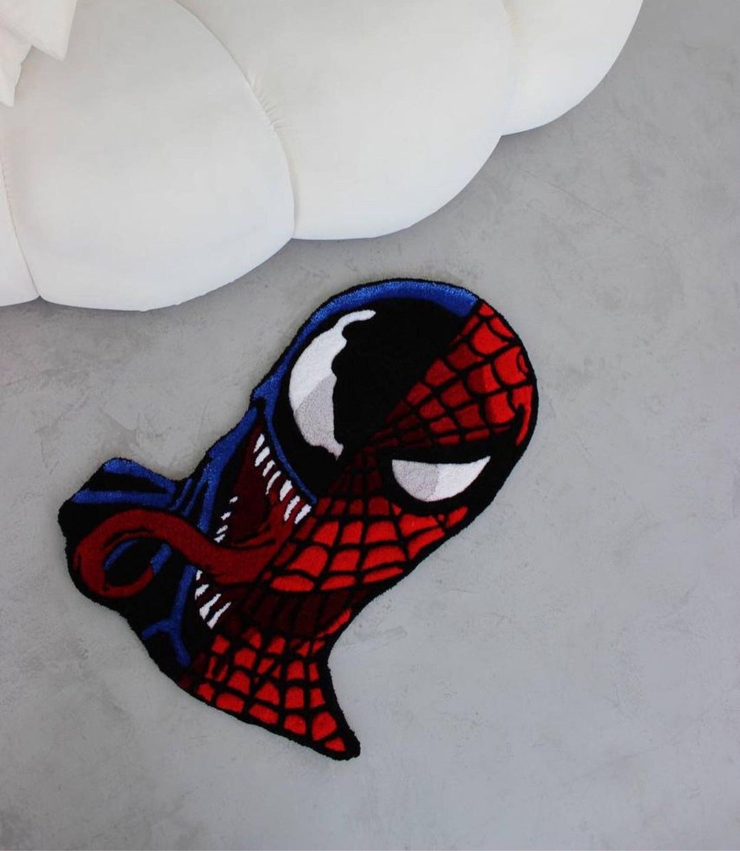 Spiderman Tuft Rug Venom Tufted Rug, Custom Area Rug, Cool Rugs ...