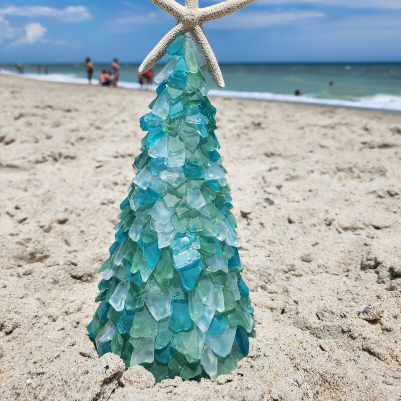 Sea Glass Tree Ornaments - Etsy
