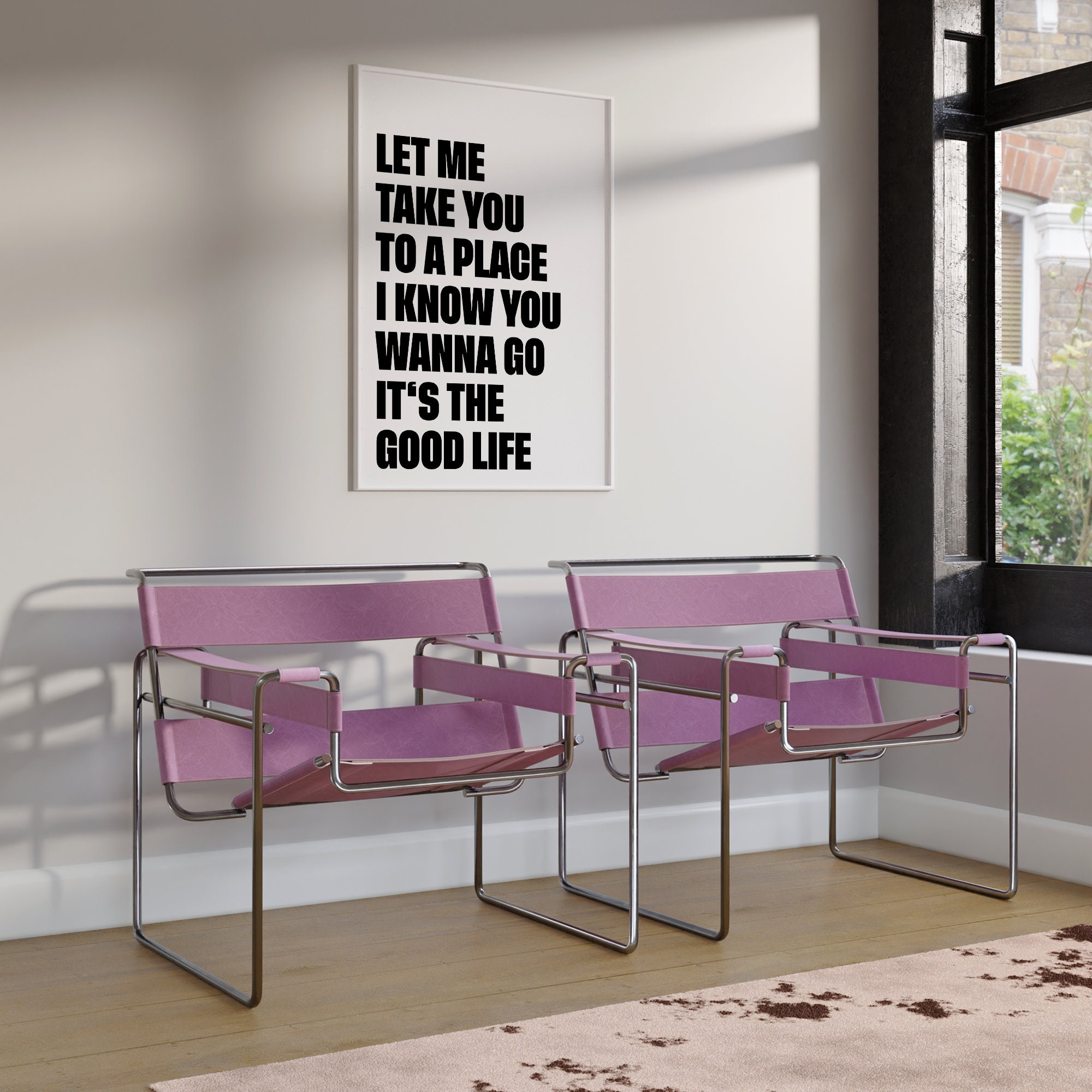 Personalisierbares Zitat Poster, Songtext, Dein Spruch ...