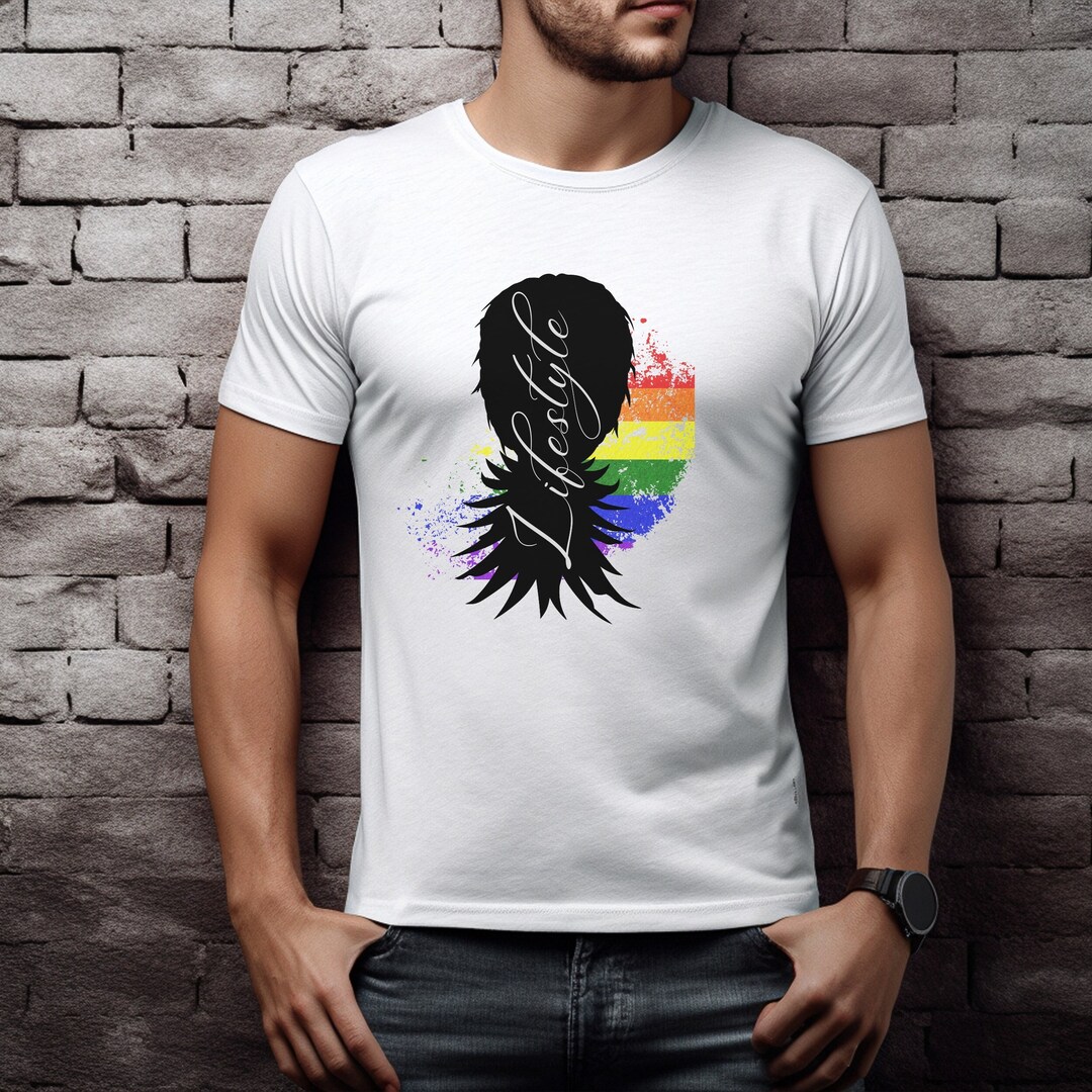 Lifestyle Pineapple Shirt Rainbow Pineapple Tshirt Swinger Lifestyle T ...