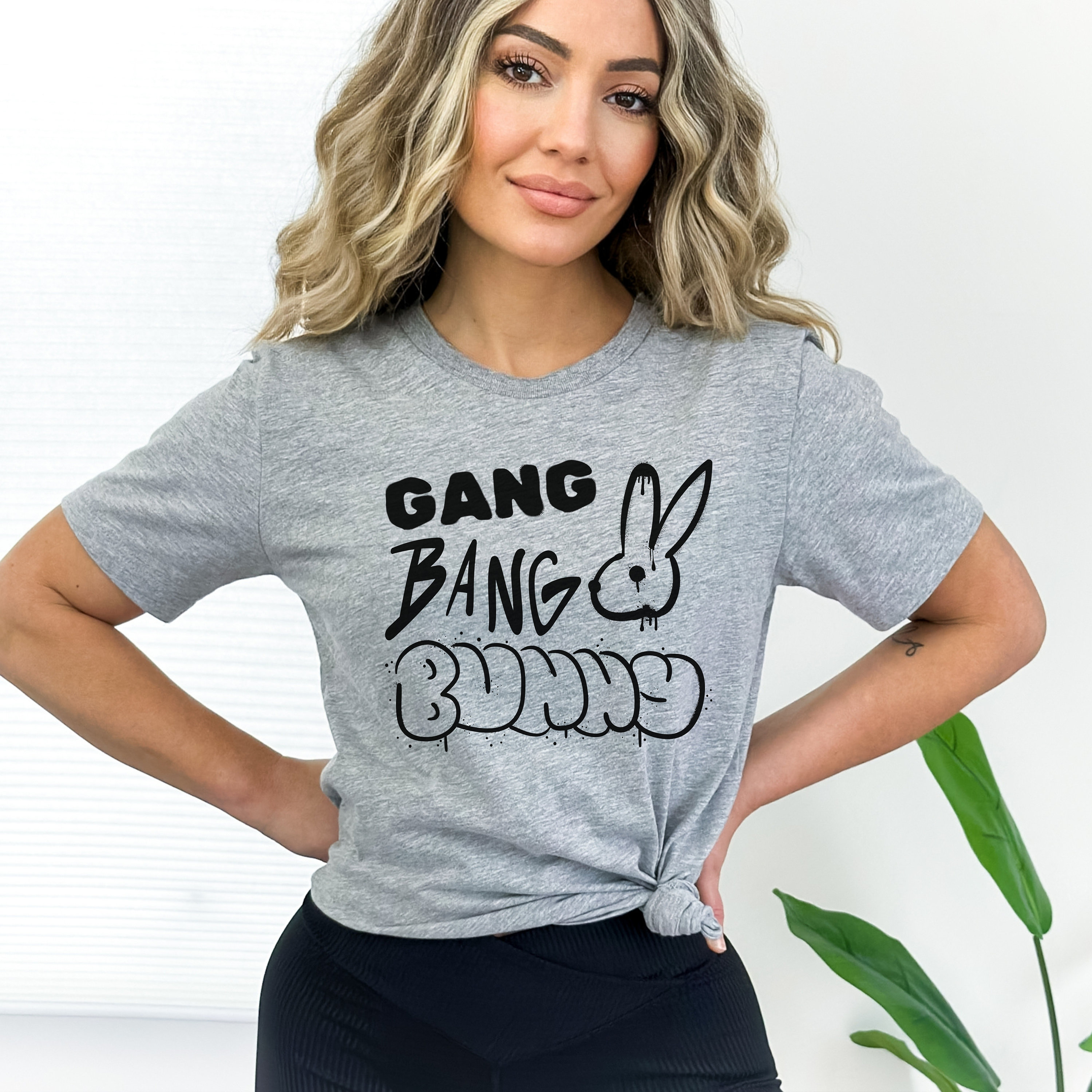 Gang Bang Bunny Shirt Gangbang Hotwife Cucked Husband Shirt Adult ...