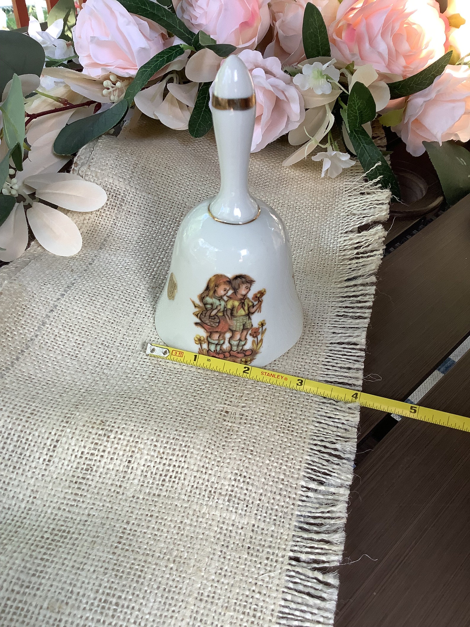 Vintage Price Imports Porcelain Bell Boy & Girl W/gold Trim Japan ...