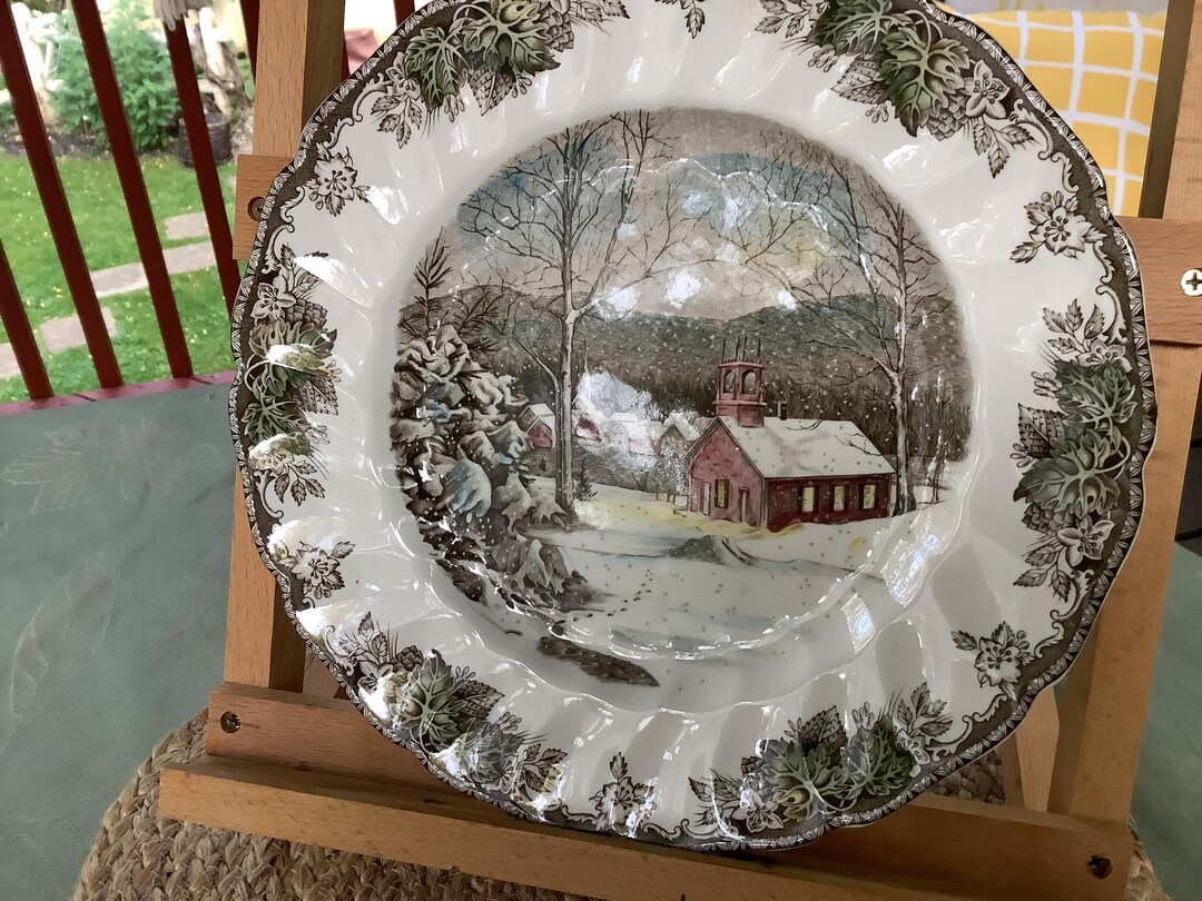 Johnson Brothers “the Friendly Village “ Dinner Plate 1883 England ...