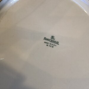 Vintage Homer Laughlin Octagonal Ironstone Medieval Rose Pattern ...