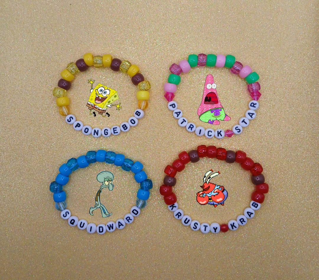 Spongebob Squarepants Kandi Bracelets - Etsy