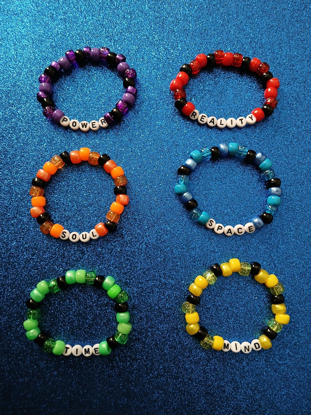 Marvel Infinity Stones Beaded Bracelets - Etsy