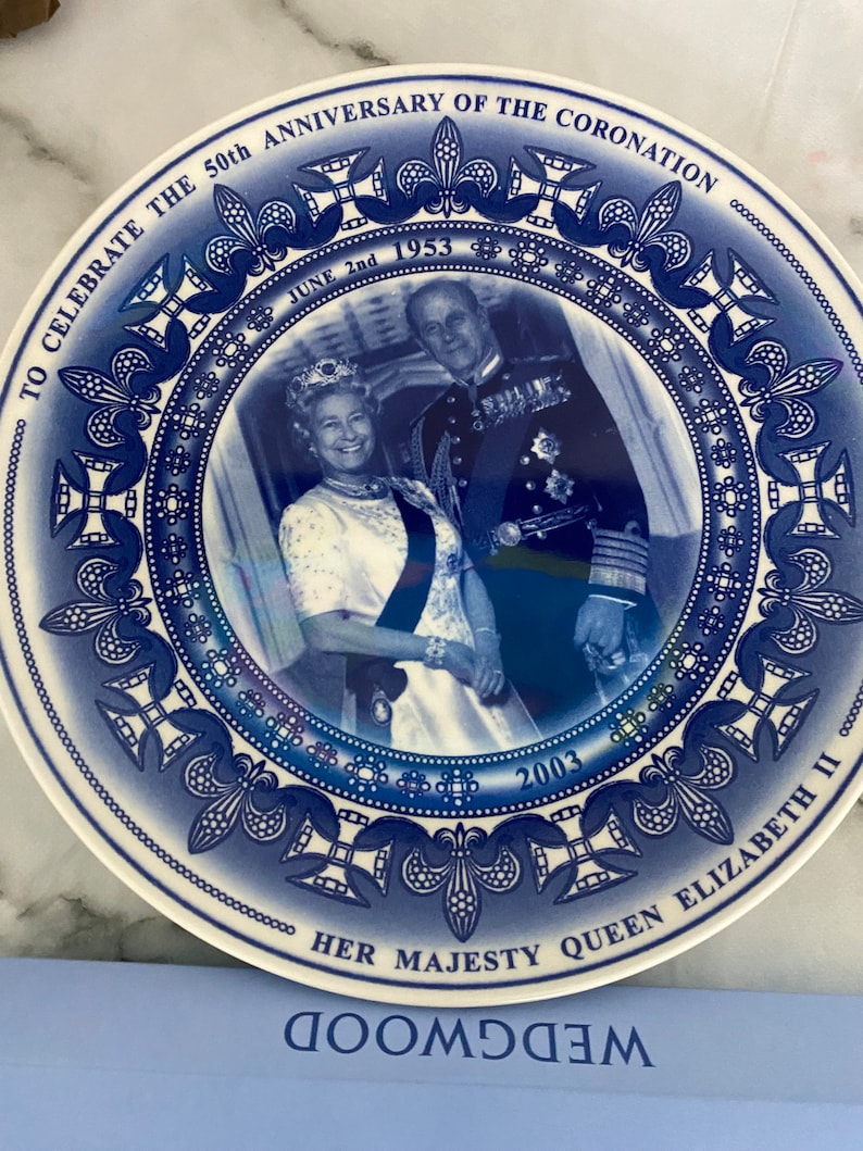Queen Elizabeth II 50th Anniversary of the Coronation Weedgwood Plate ...