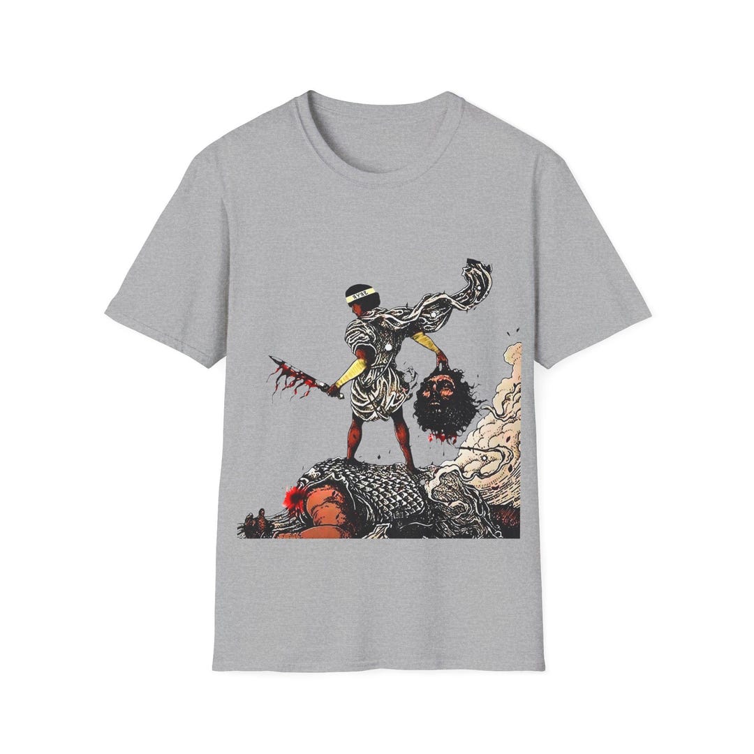David and Goliath Graphic T-shirt: Urban Apologist Bible Tee - Etsy