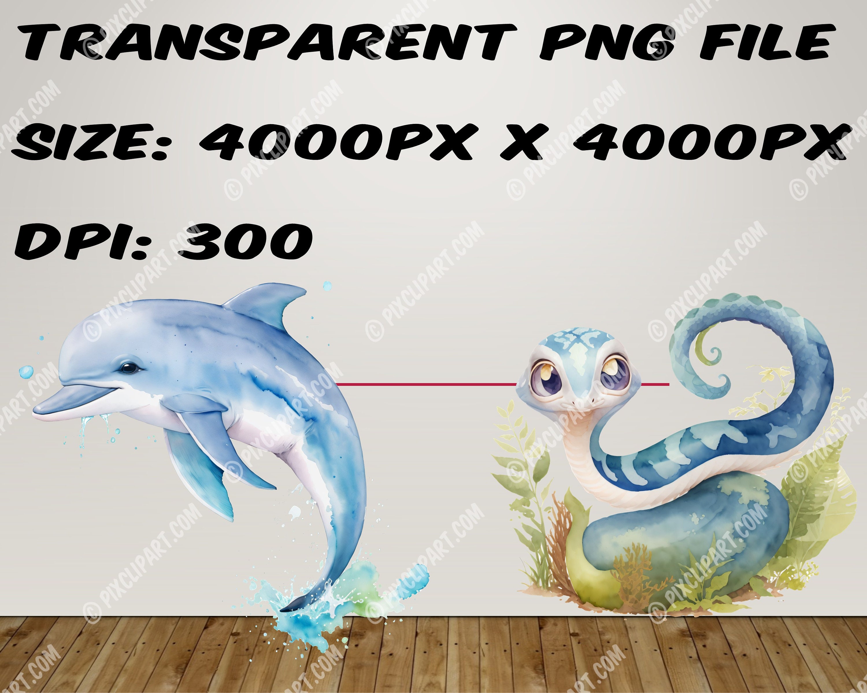 32 Watercolor Sea Creatures Clipart Kids Decor Bundle - Etsy