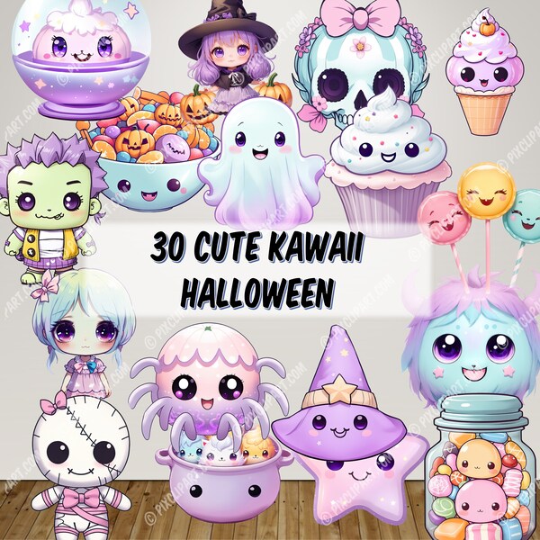 Kawaii Halloween - Etsy