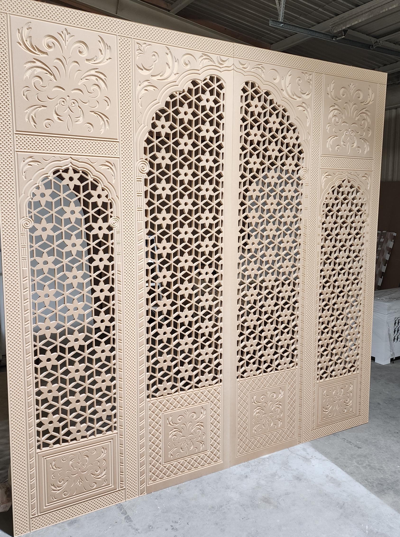 Intricate Jali Screen Design – Digital File (DXF & CRV) - for CNC ...