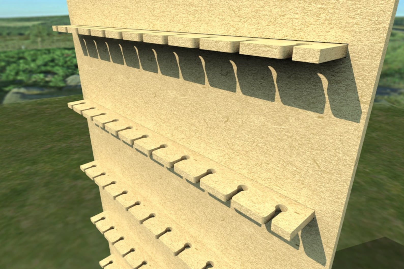 13 Sizes - Arched Champagne Wall Templates for Vcarve - DXF and CRV ...