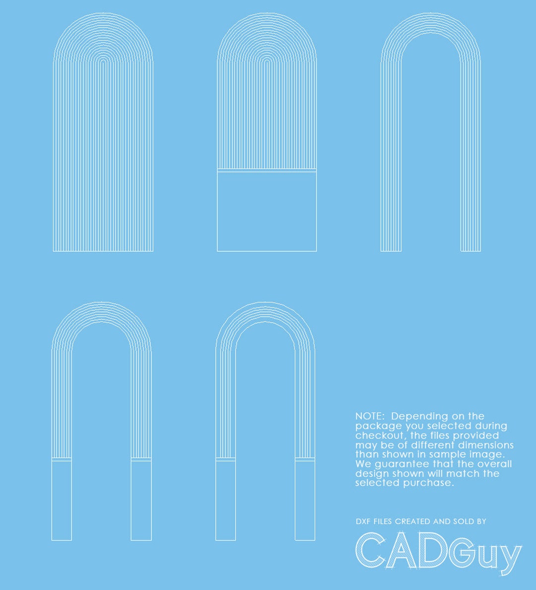 30in Wide Decorative Fluted Backdrop Panel Event - DXF Files - 56 File ...