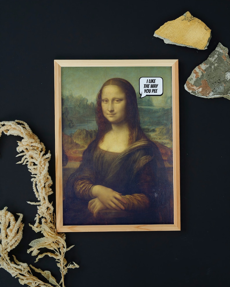 MONA LISA FUN Poster - Etsy