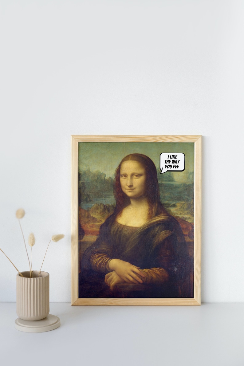 MONA LISA FUN Poster - Etsy