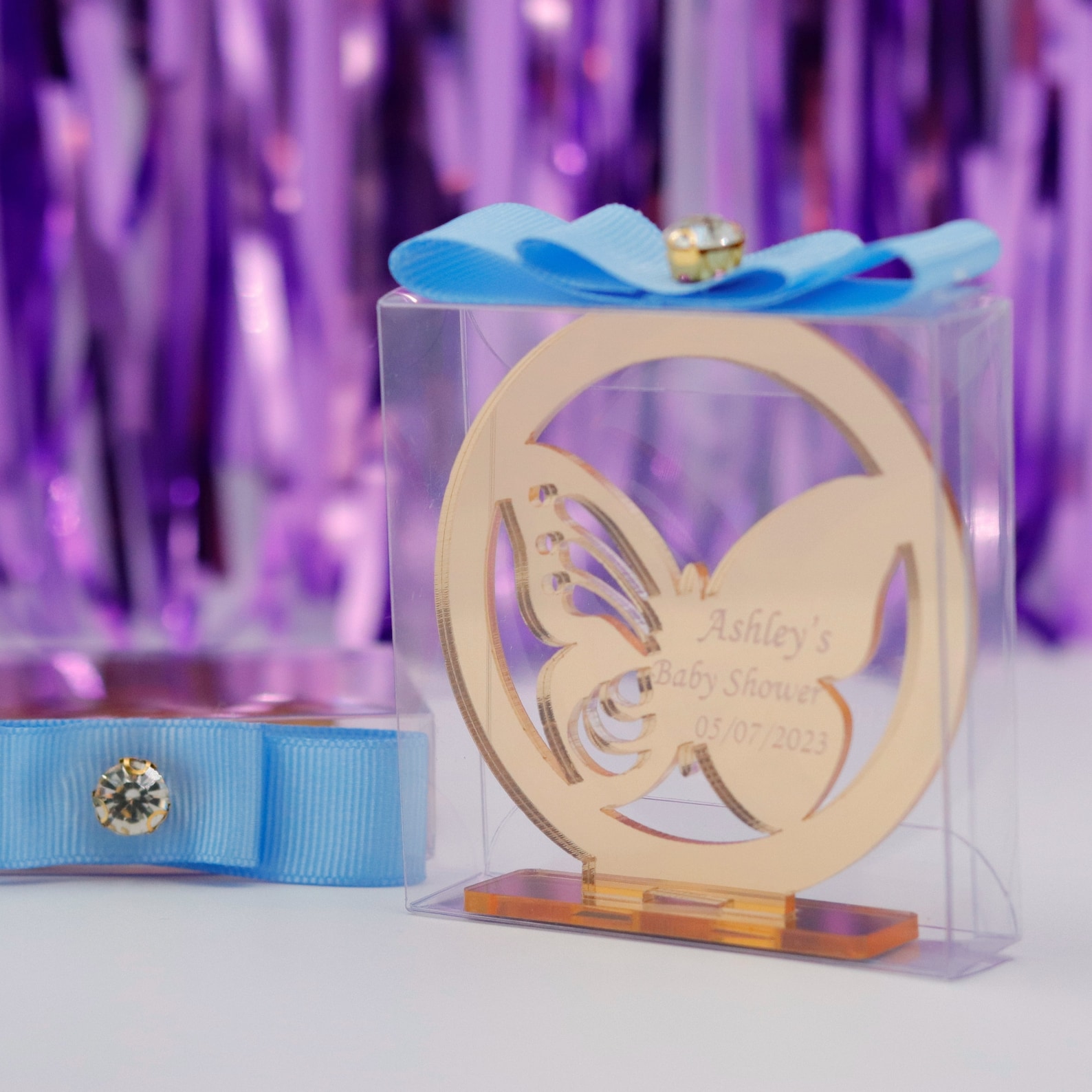 Butterfly Party Favors With Stand Custom Baby Shower Favor Birthday ...