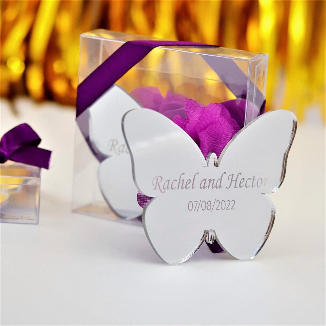 Personalized Butterfly Favor, Baby Shower Favor, Butterfly Acrylic ...
