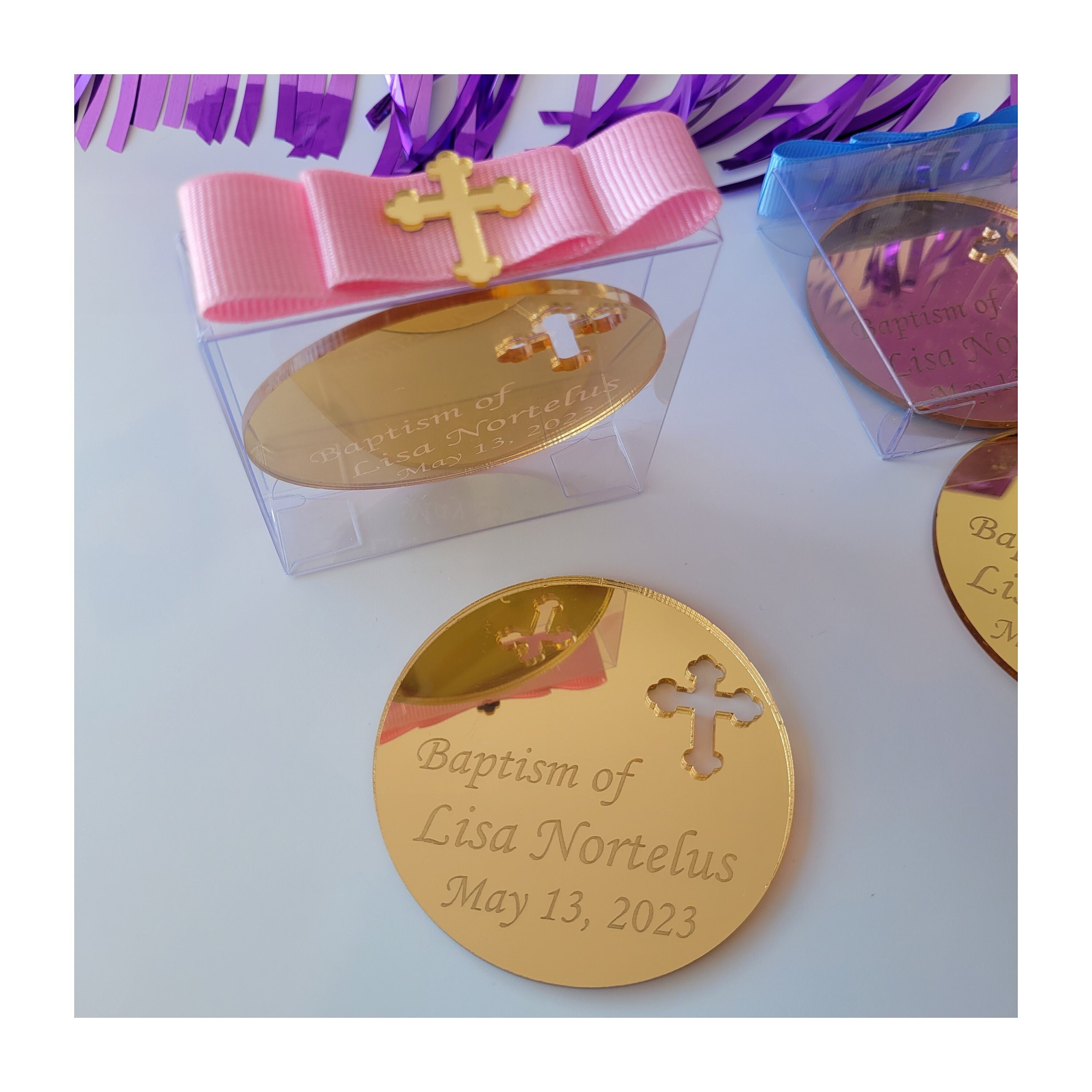 Personalized First Communion Favors for Guests Baptism Magnet Favor ...