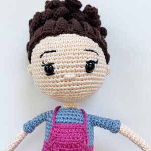 Crochet Doll With Overalls Amigurumi Patterns, First Baby Doll Crochet ...