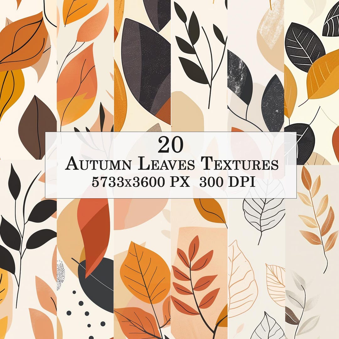 Autumn Leaves Texture (digital Download) - Etsy
