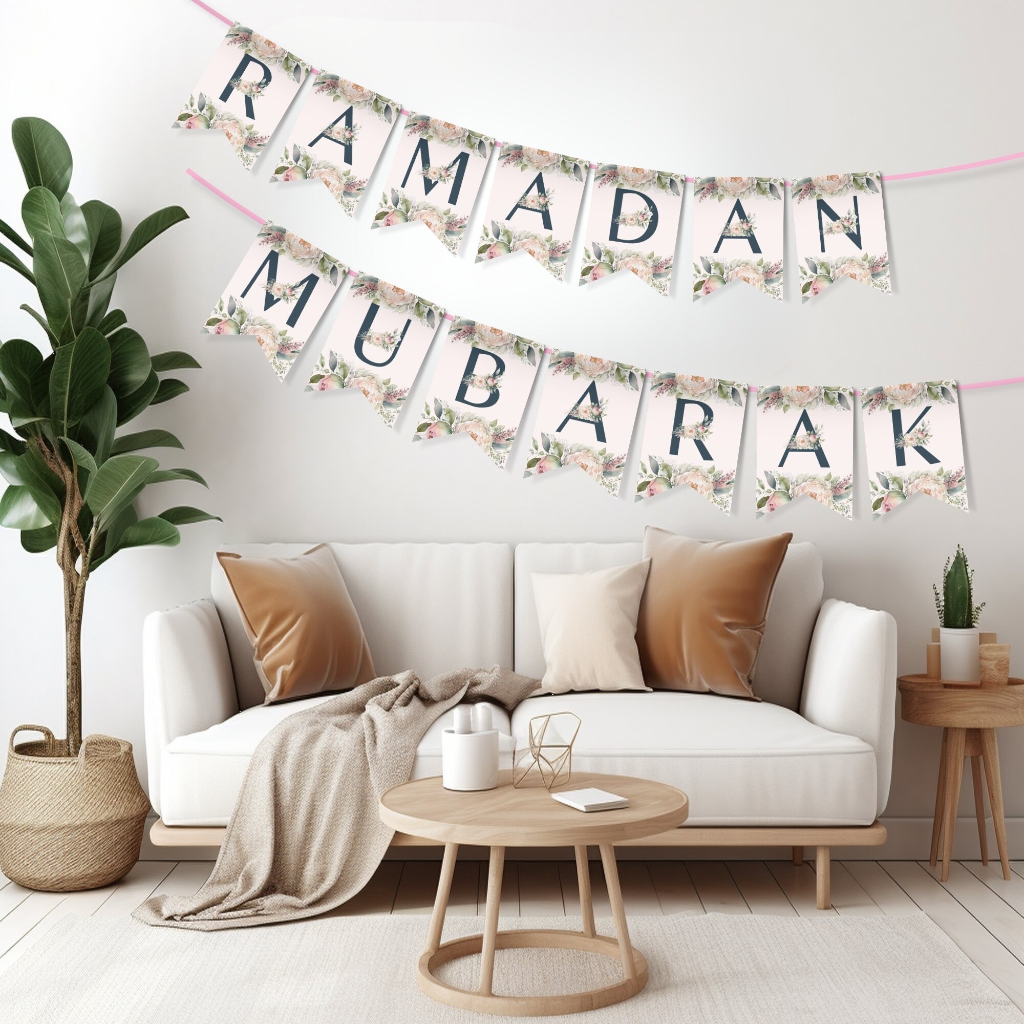 Ramadan Mubarak Bunting INSTANT DOWNLOAD Printable Ramadan Decor ...