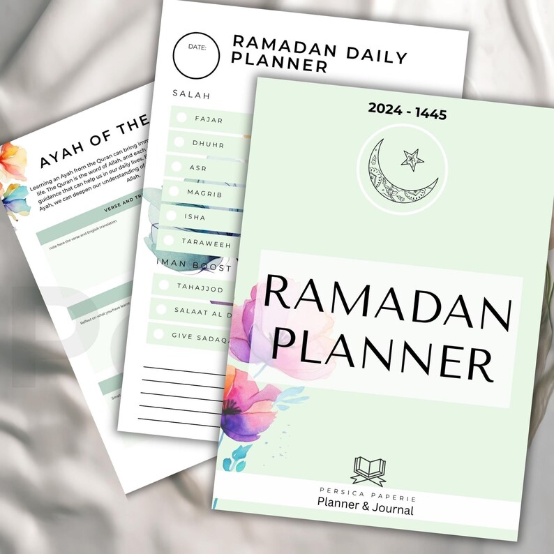 Ramadan Planner Template 2026, Islamic Gratitude Journal Ramadan ...