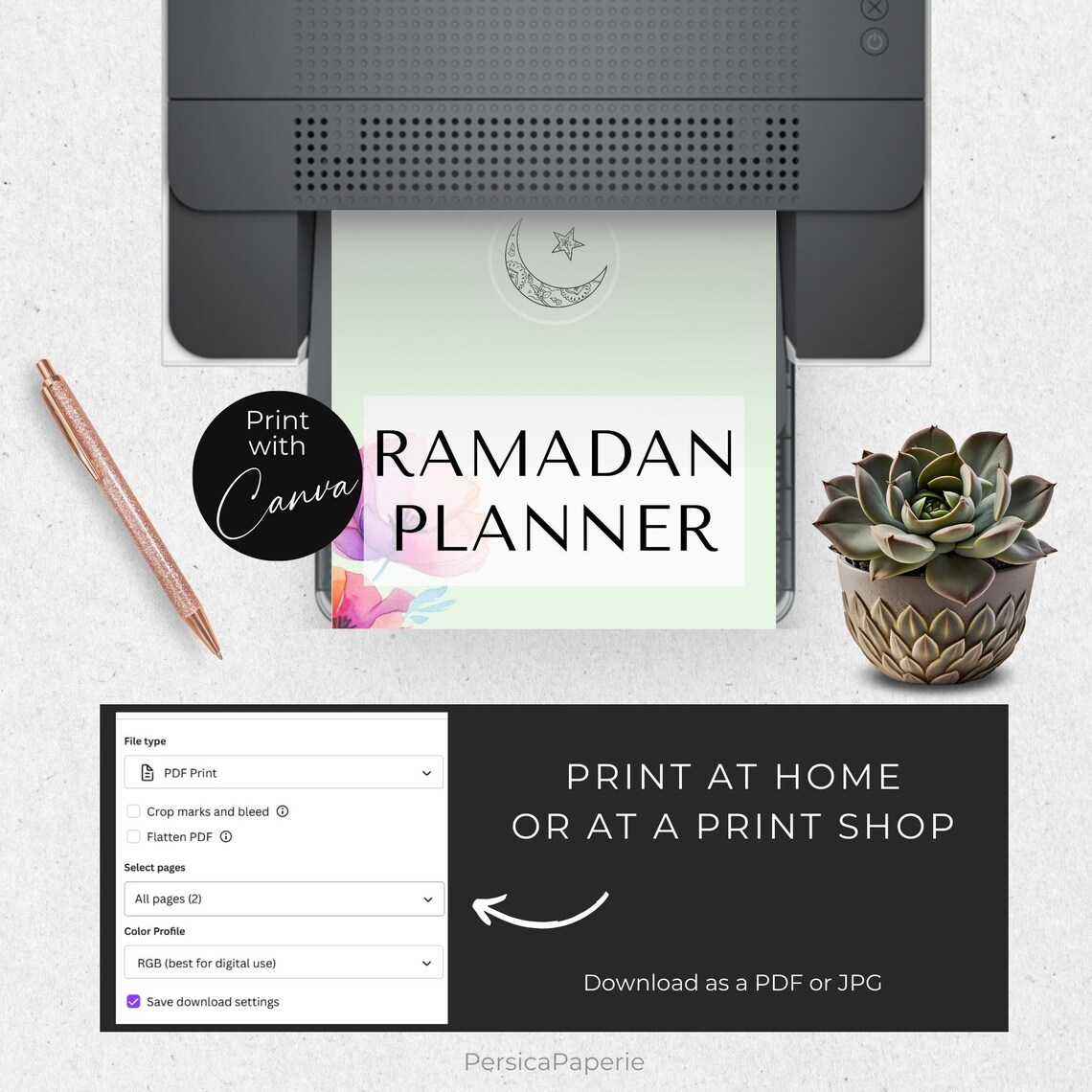 Ramadan Planner Template 2024, Islamic Gratitude Journal Ramadan ...