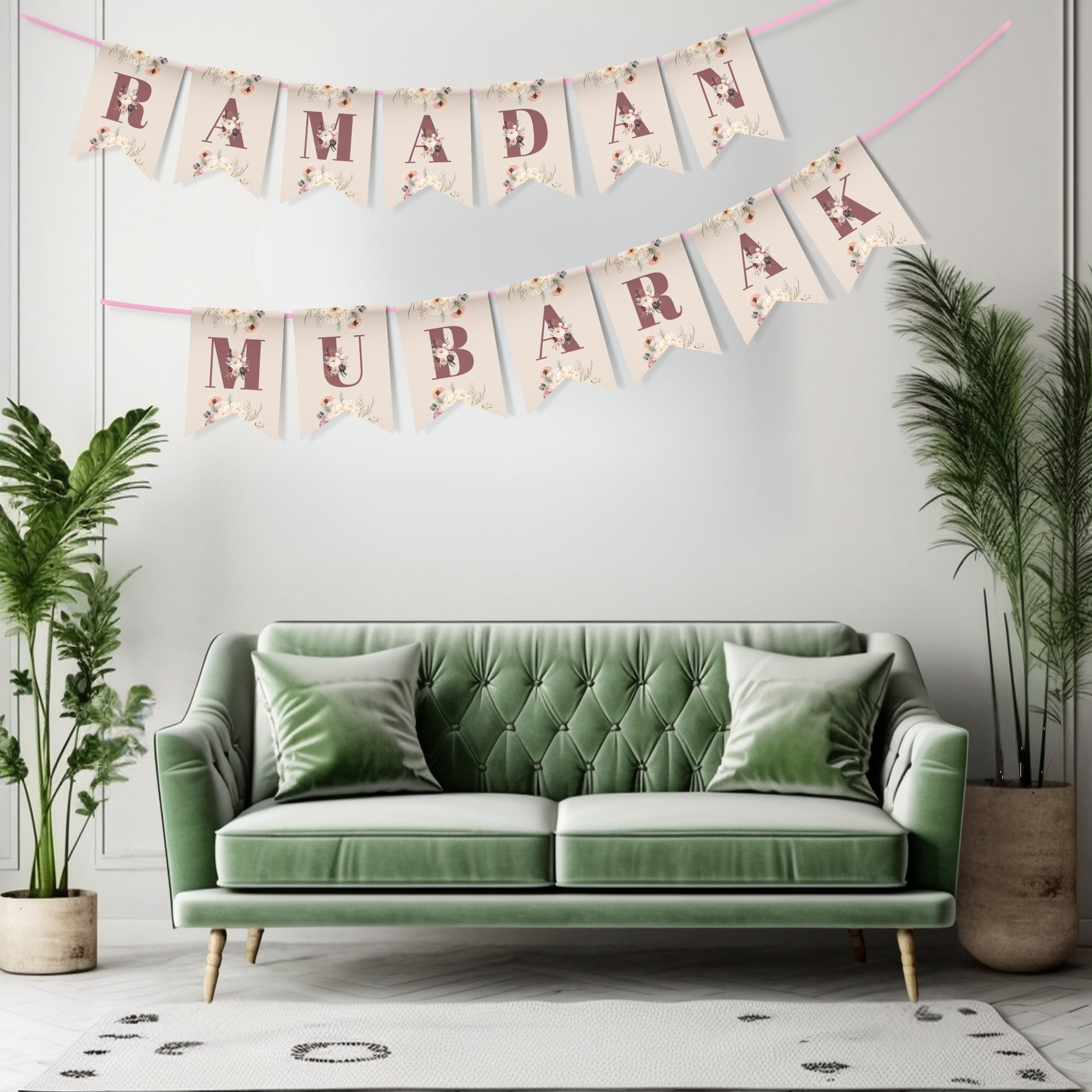 Ramadan Mubarak Bunting INSTANT DOWNLOAD Printable Ramadan - Etsy