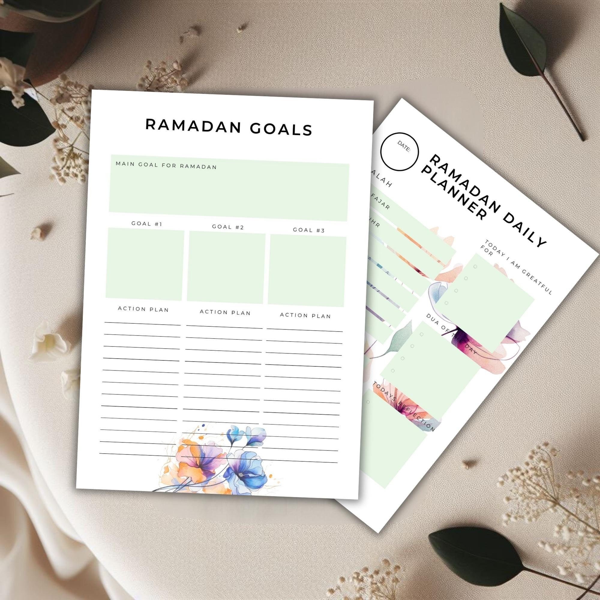 Ramadan Planner Template 2024, Islamic Gratitude Journal Ramadan ...
