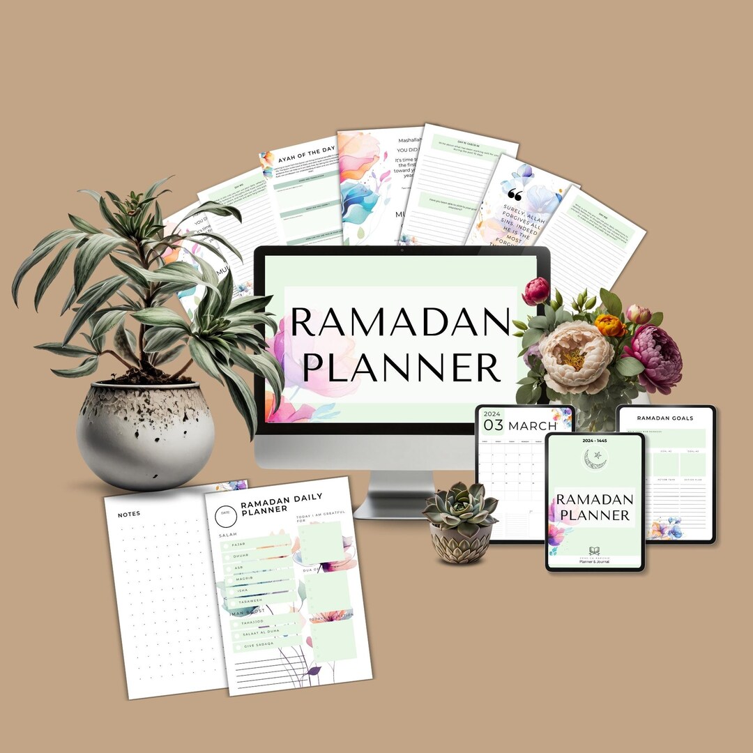 Ramadan Planner Template 2026, Islamic Gratitude Journal Ramadan ...
