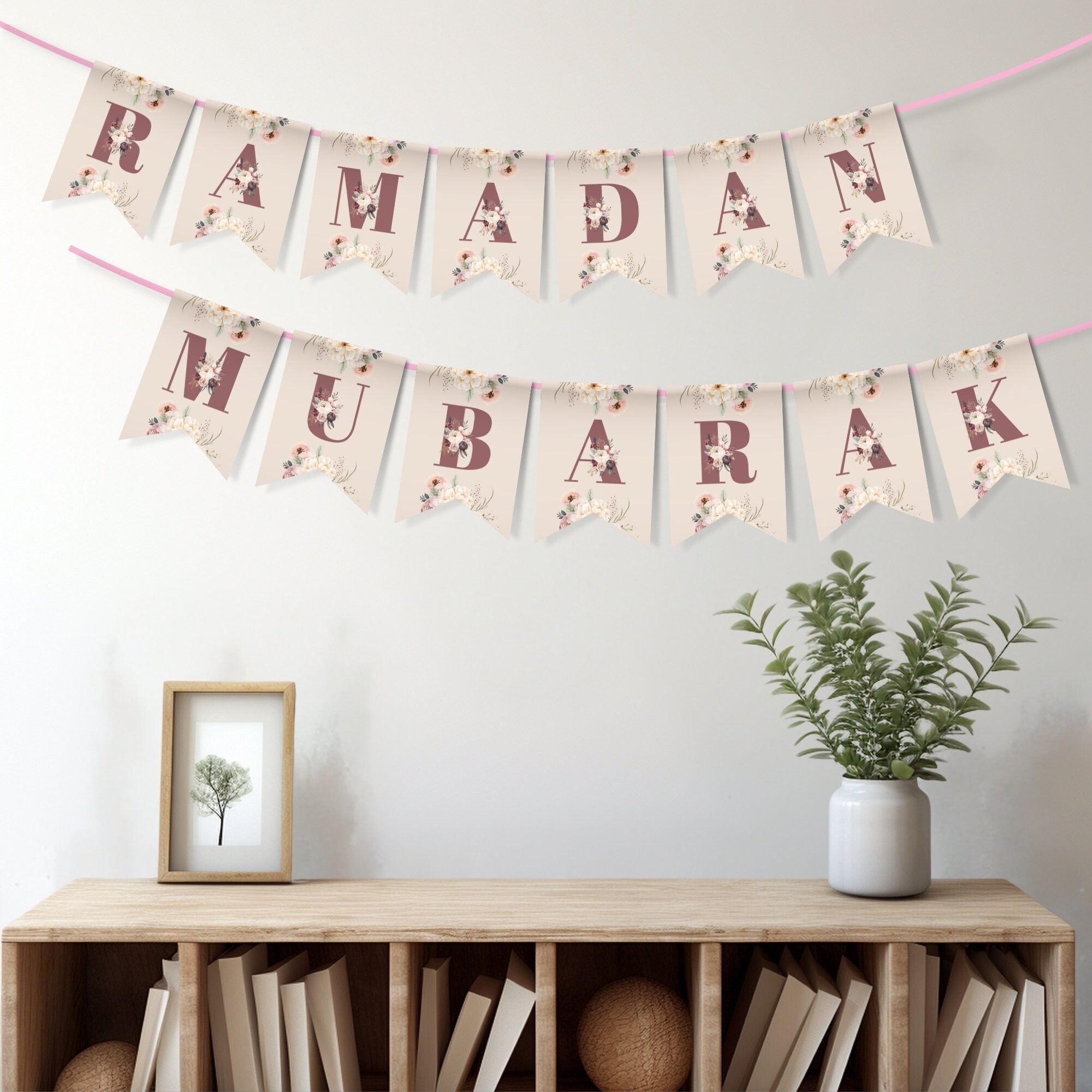 Ramadan Mubarak Bunting INSTANT DOWNLOAD Printable Ramadan - Etsy